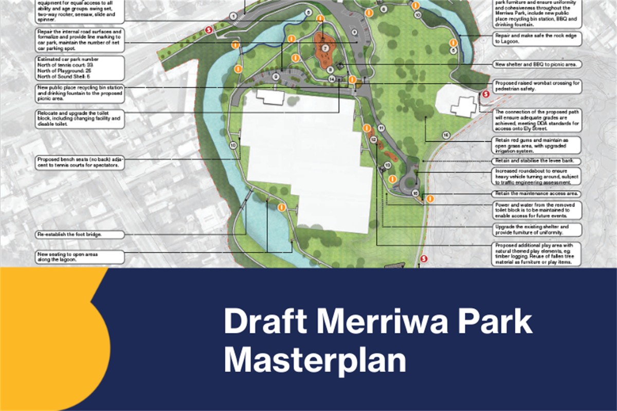 Draft Merriwa Park Masterplan Rural City of Wangaratta
